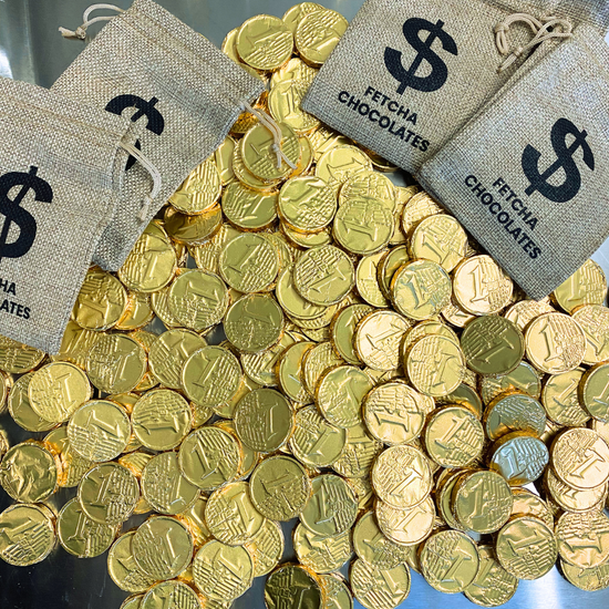 The UK's only year round dairy free chocolate coins – Fetcha Chocolates